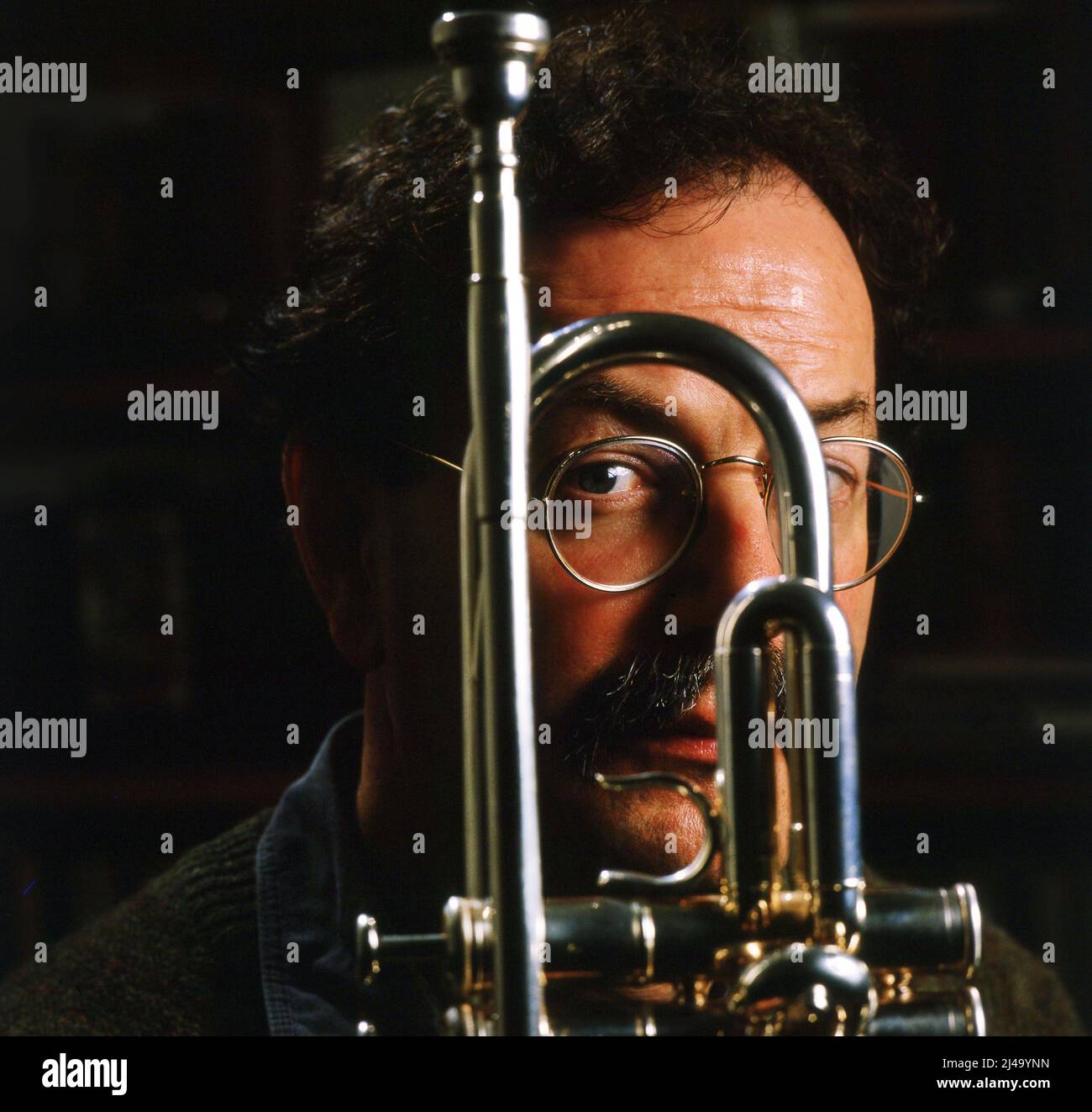 Jazz trumpeter Ian Carr 1988 Stock Photo - Alamy