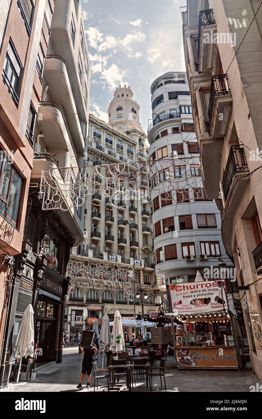 Sculptures for Fallas celebration in Valencia Spain. High quality photo ...
