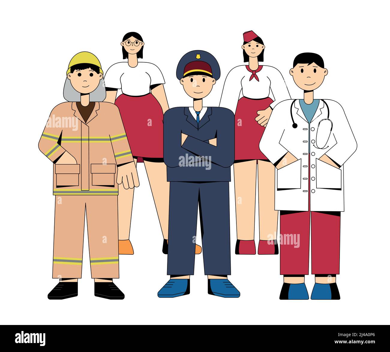 People In Authority Policemen Teacher Etc