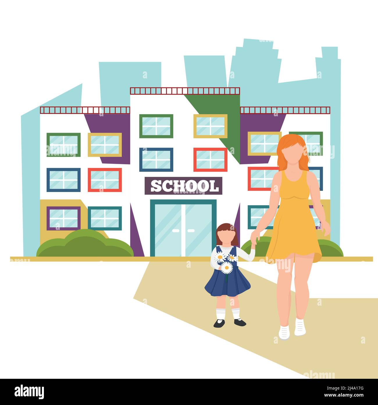 Mom studying Stock Vector Images - Alamy