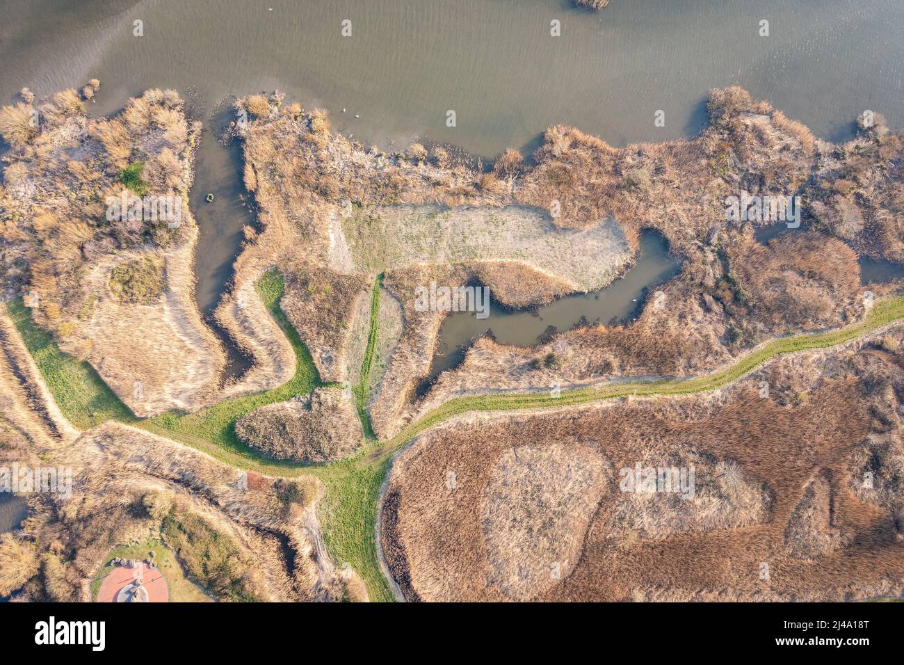 Aerial view of Cardiff Bay, the Capital of Wales, United Kingdom 2022 ...