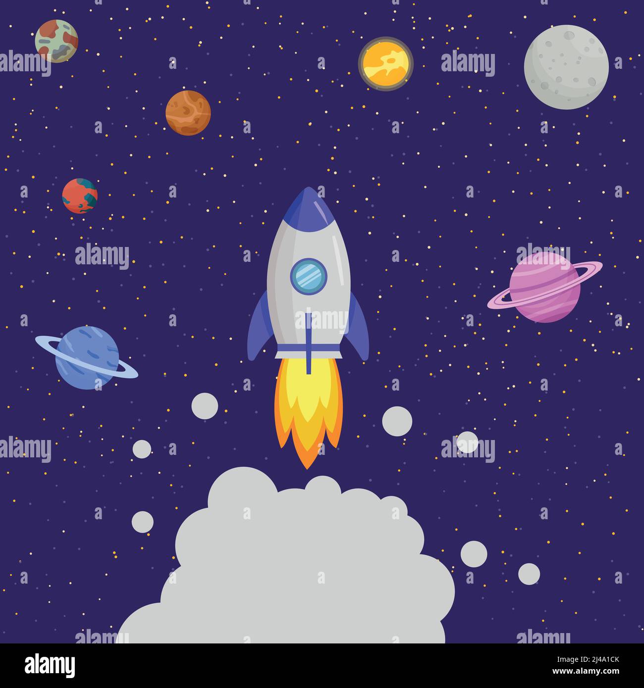 Moon solar system hi-res stock photography and images - Alamy