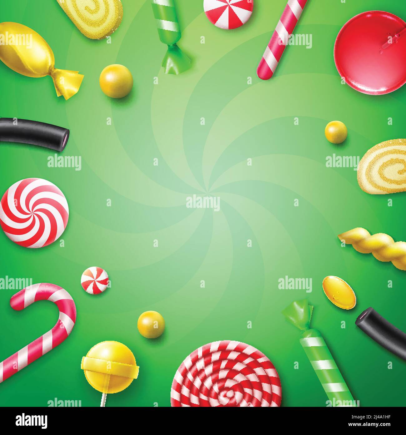 Liquorice confectionery Stock Vector Images - Alamy