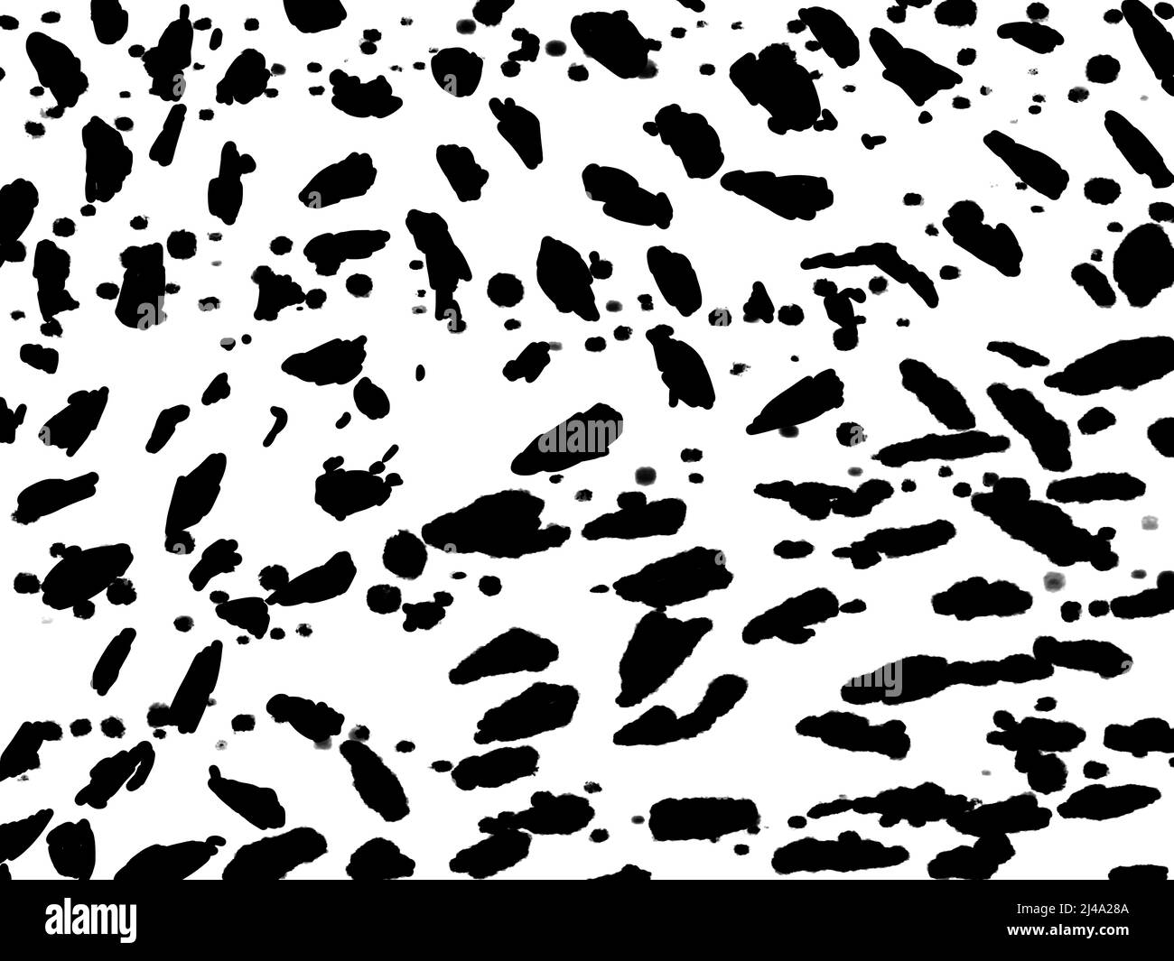 Abstract ink spots hand drawn illustration. Minimalistic hand drawn ...