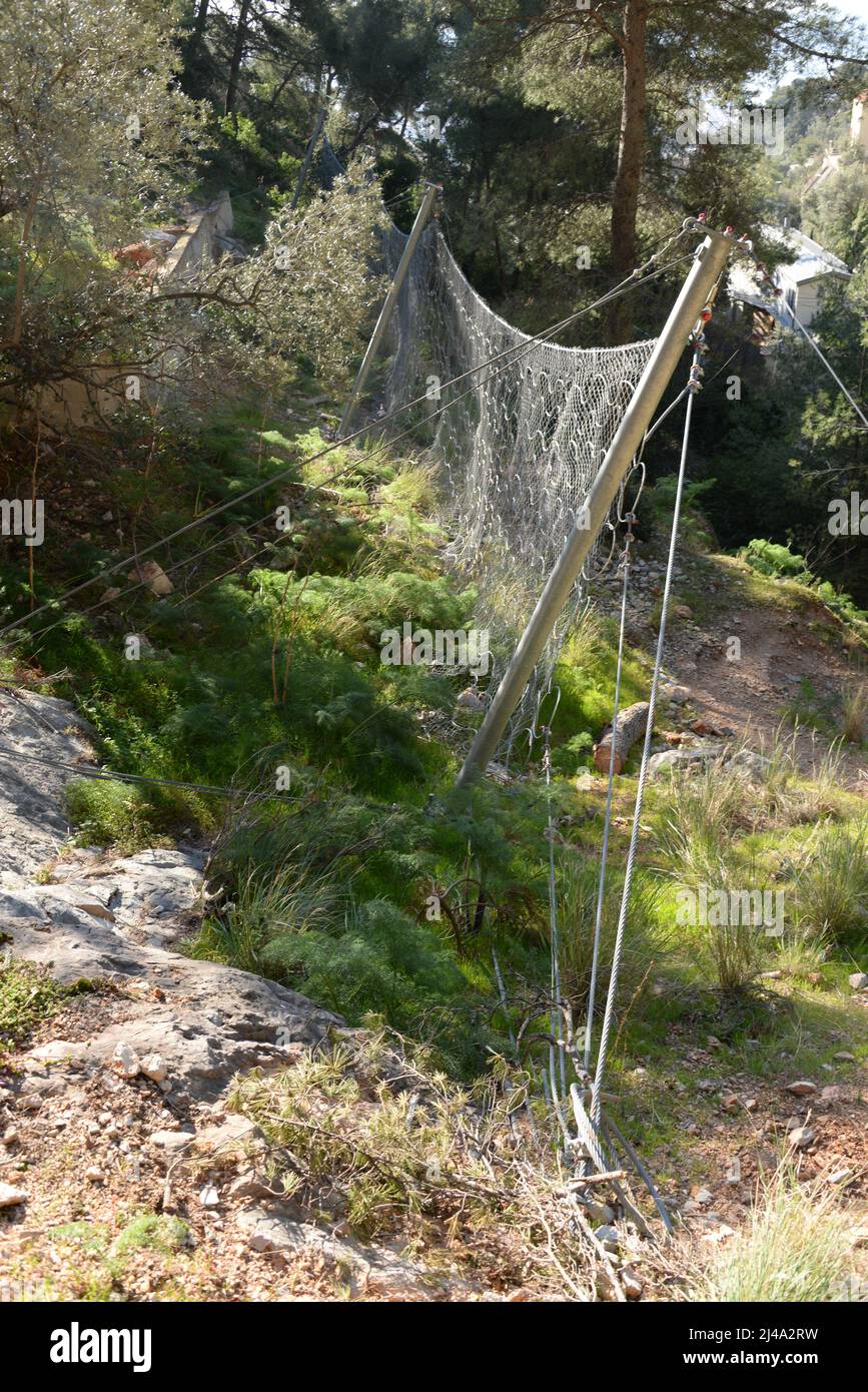 Rockfall nets hi-res stock photography and images - Alamy