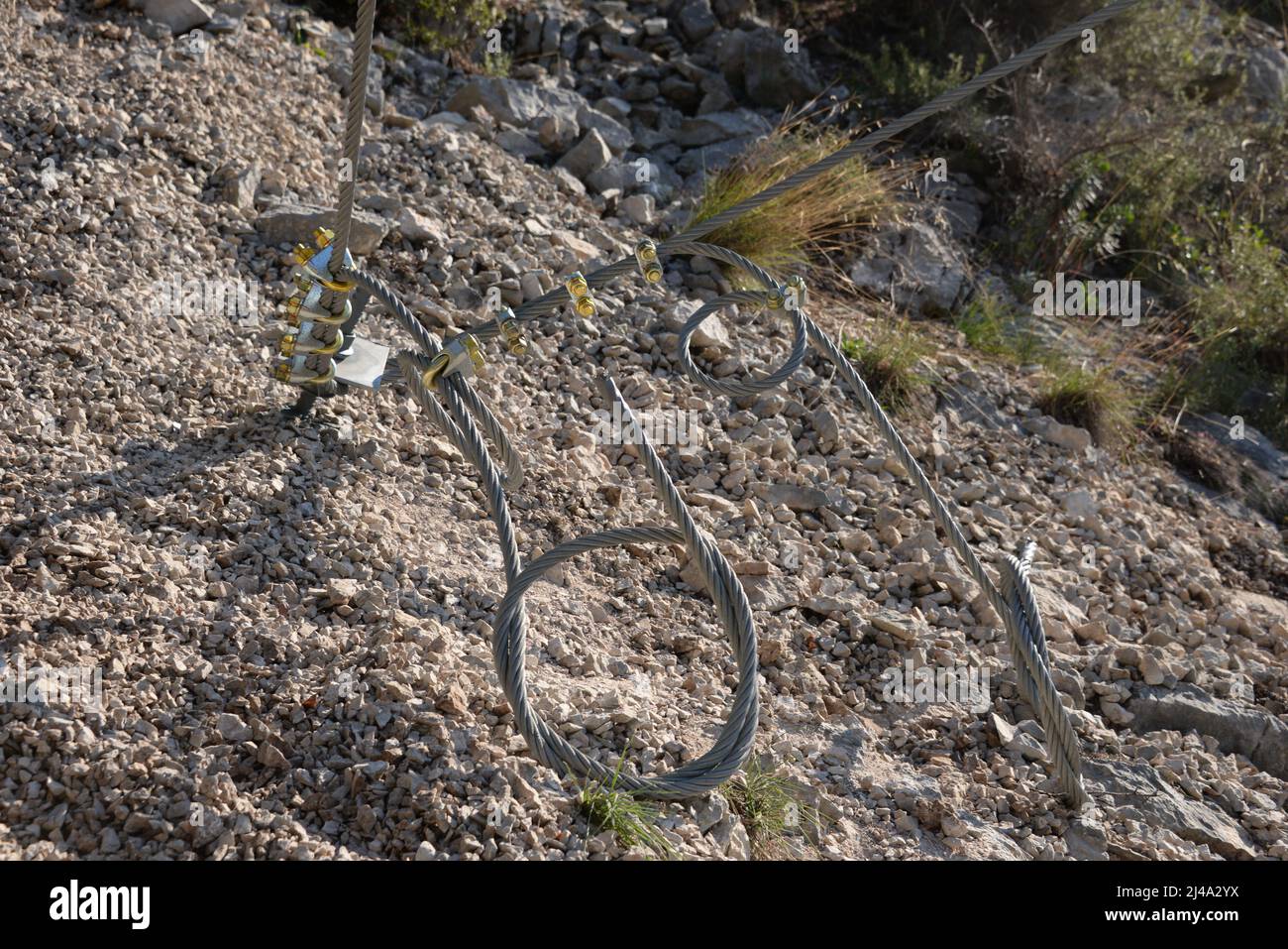 Rockfall nets hi-res stock photography and images - Alamy