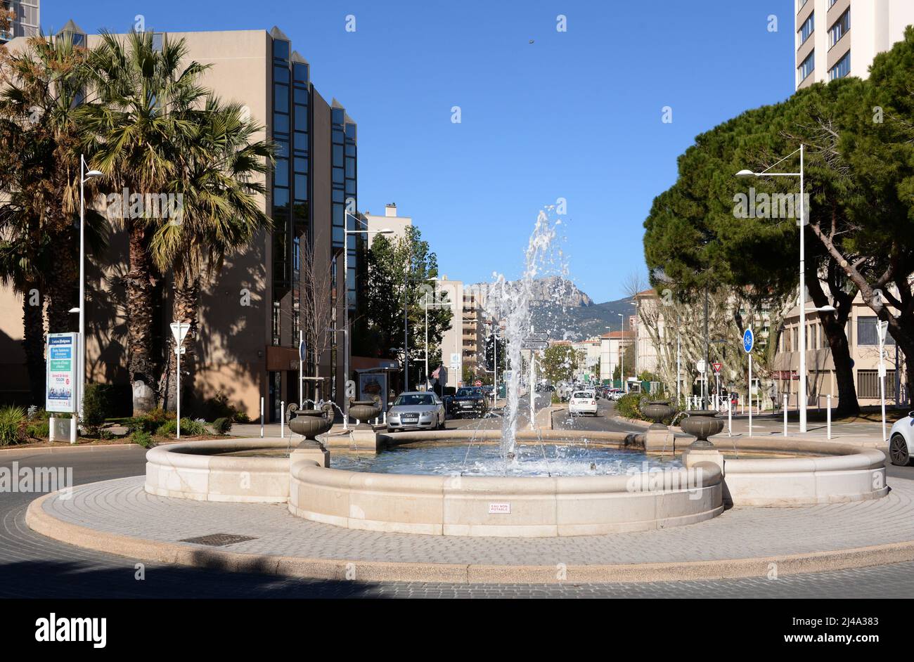 The new fountain le Mourillon Toulon Stock Photo - Alamy