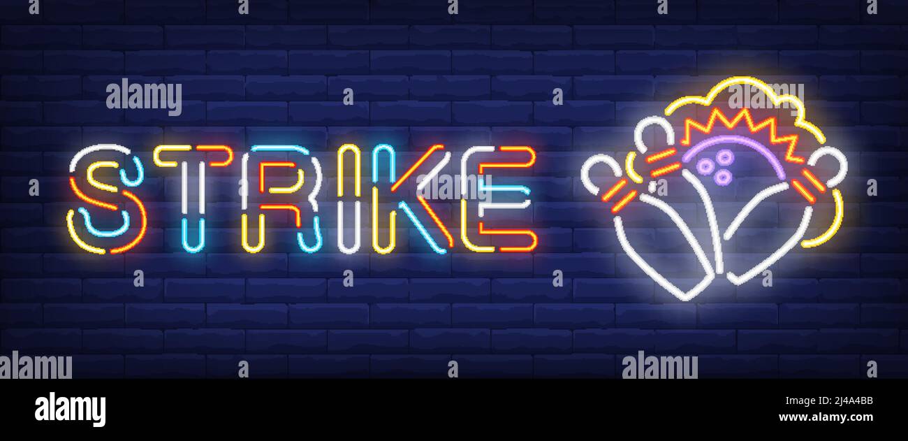 Strike for your weekend Stock Vector Images - Alamy