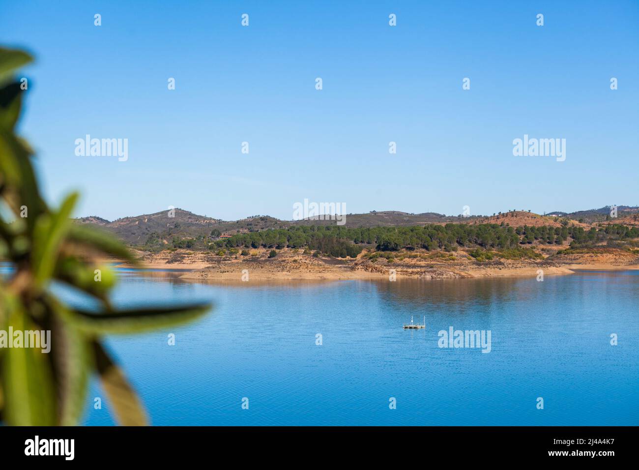 landscape shot from the Santa Clara reservoir Stock Photo - Alamy