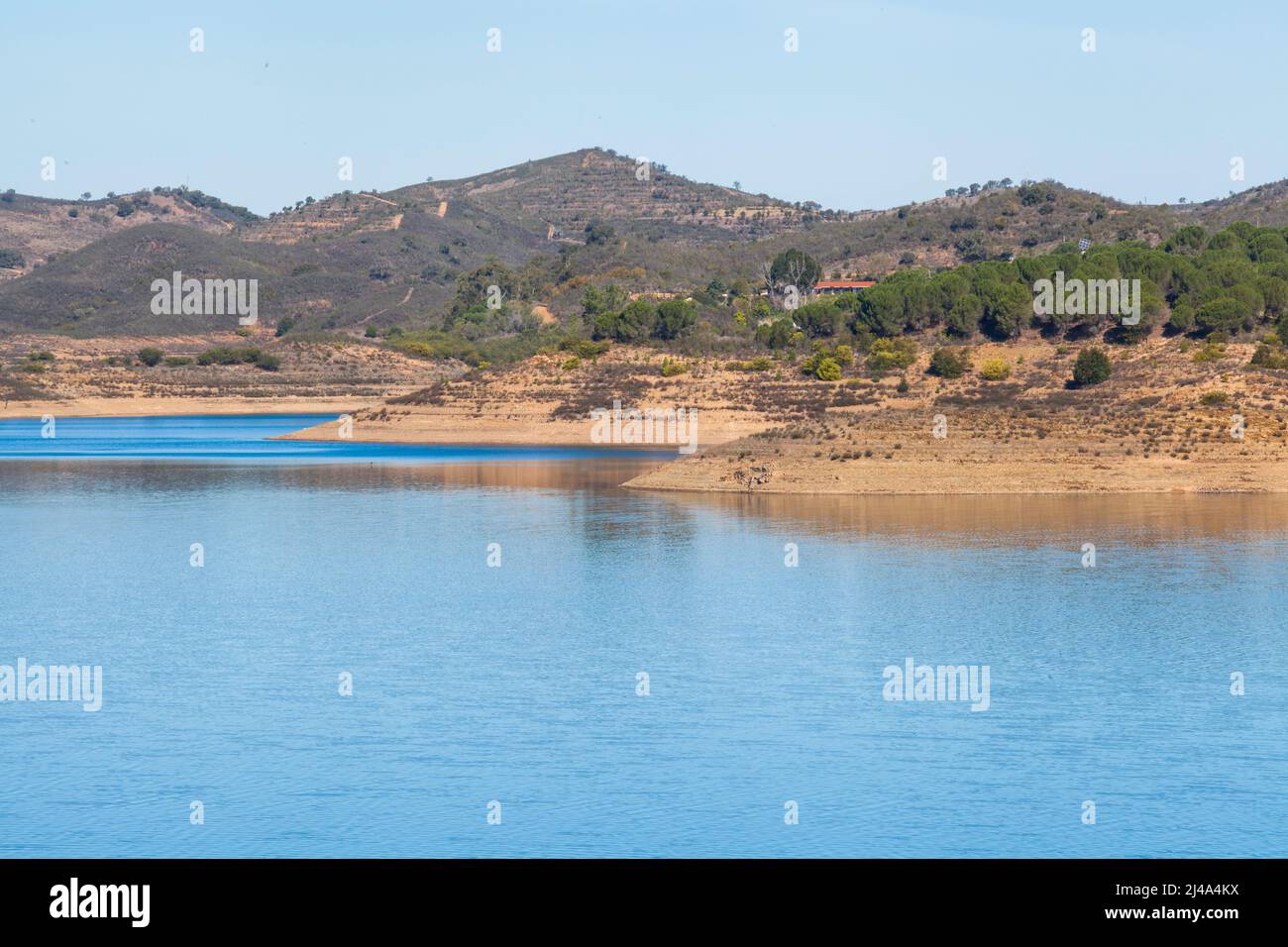 landscape shot from the Santa Clara reservoir Stock Photo - Alamy