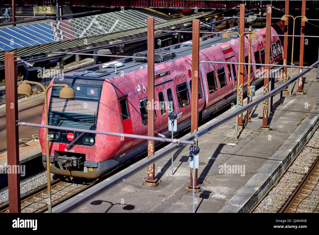 S-train (S-tog) at Copenhagen Central Station, Denmark Stock Photo - Alamy