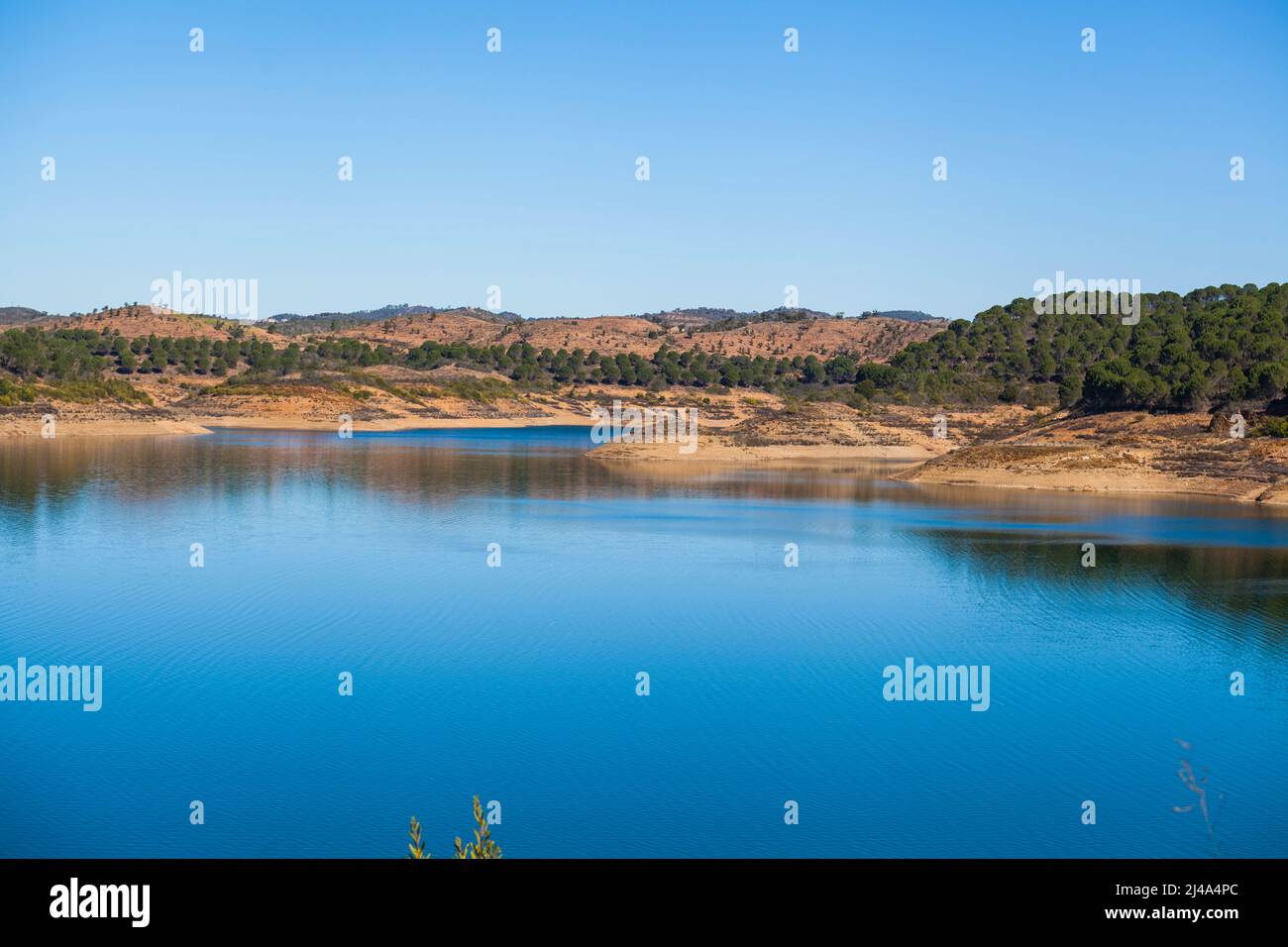 landscape shot from the Santa Clara reservoir Stock Photo - Alamy