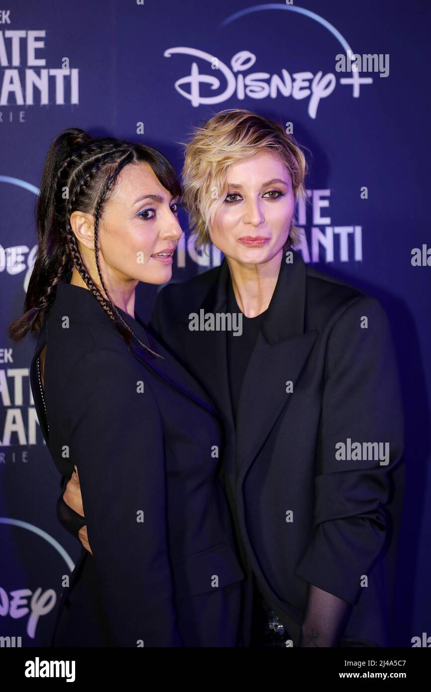 ROME, ITALY - APRIL 08: Ambra Angiolini and Anna Ferzetti attends the ...