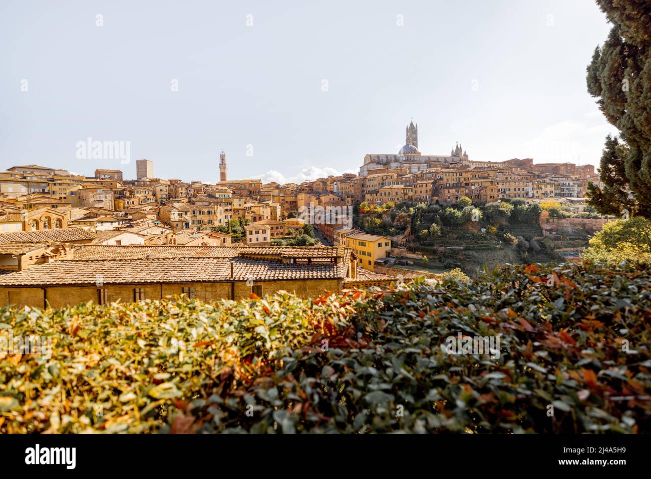 Cityscape of Siena town in Tuscany region of Italy Stock Photo - Alamy