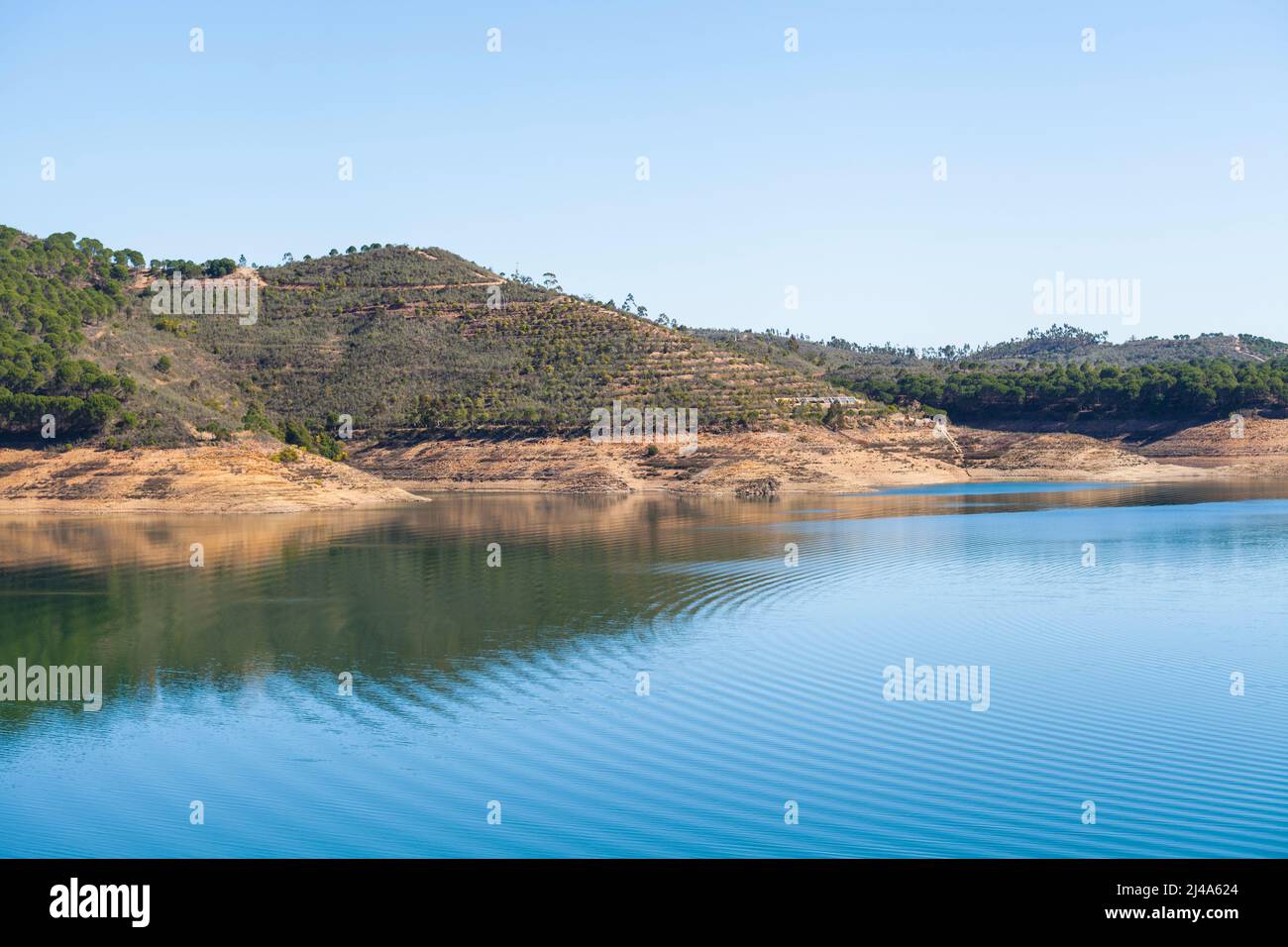 landscape shot from the Santa Clara reservoir Stock Photo - Alamy