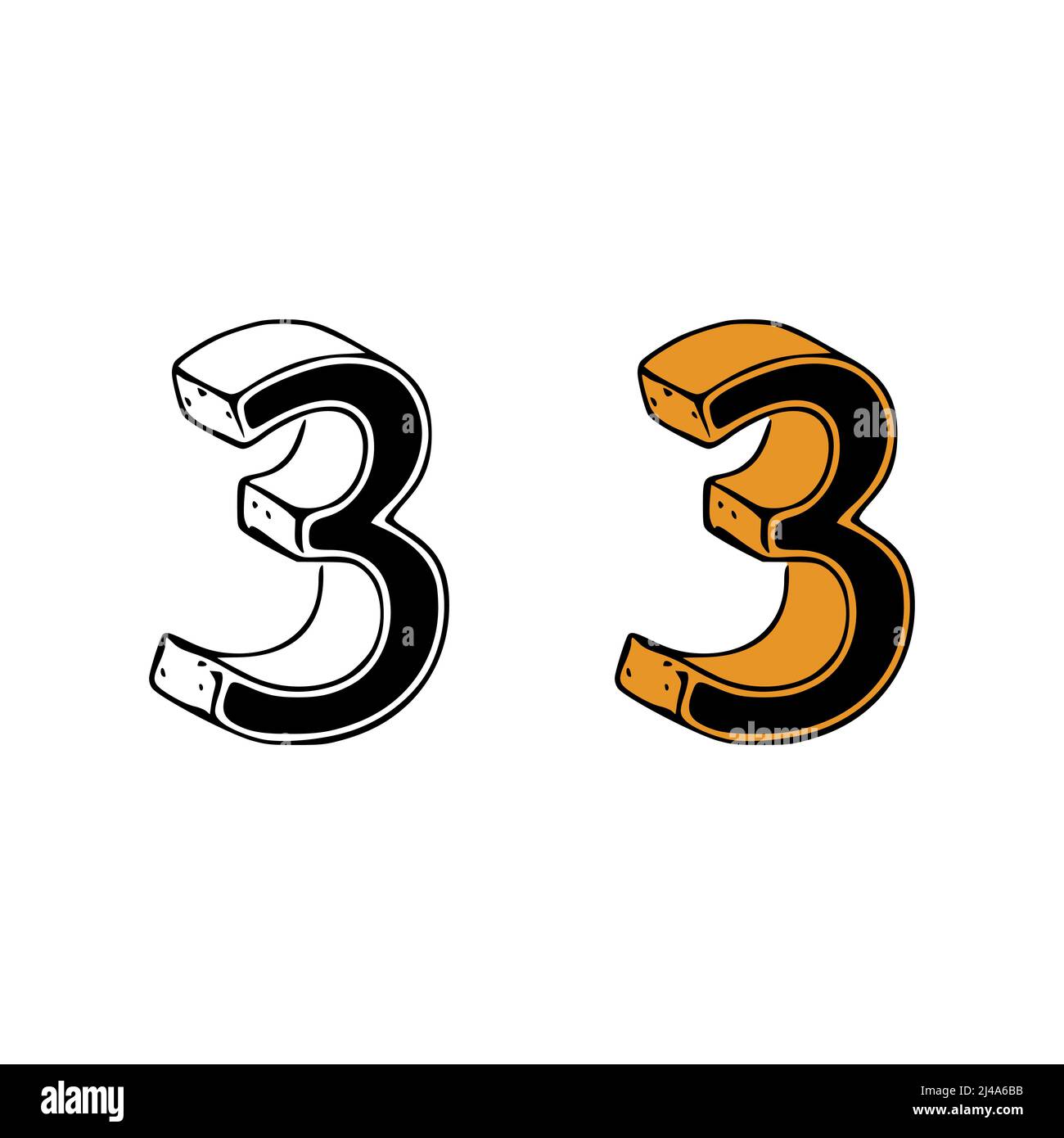 The Number 3 In Graffiti