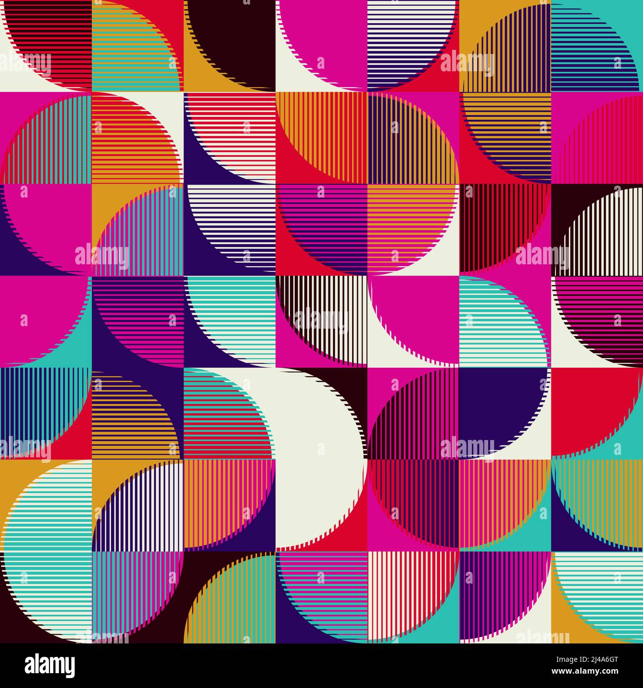 Abstract pattern graphics design inspired by modernism aesthetics arts ...