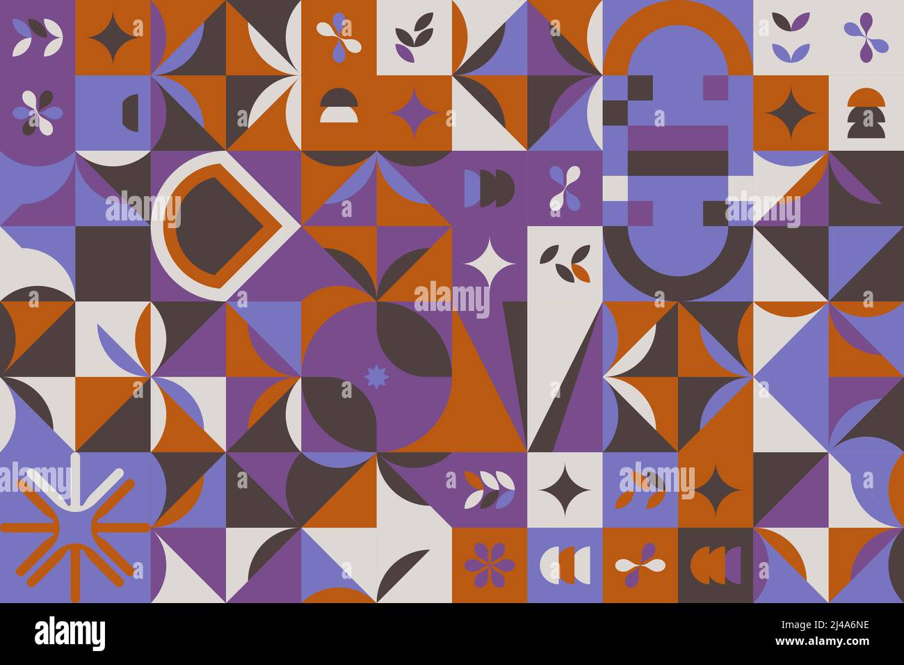 Abstract pattern graphics design inspired by postmodern aesthetics arts ...