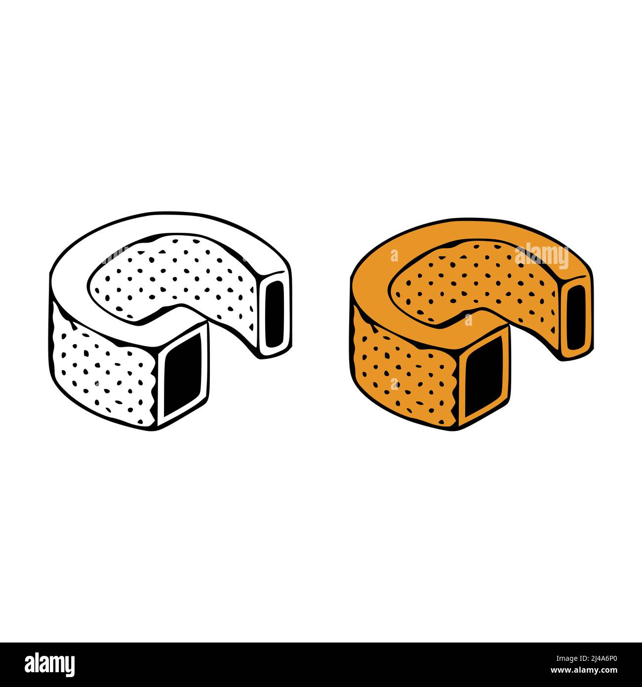 Isometric letter g doodle vector illustration on white background ...