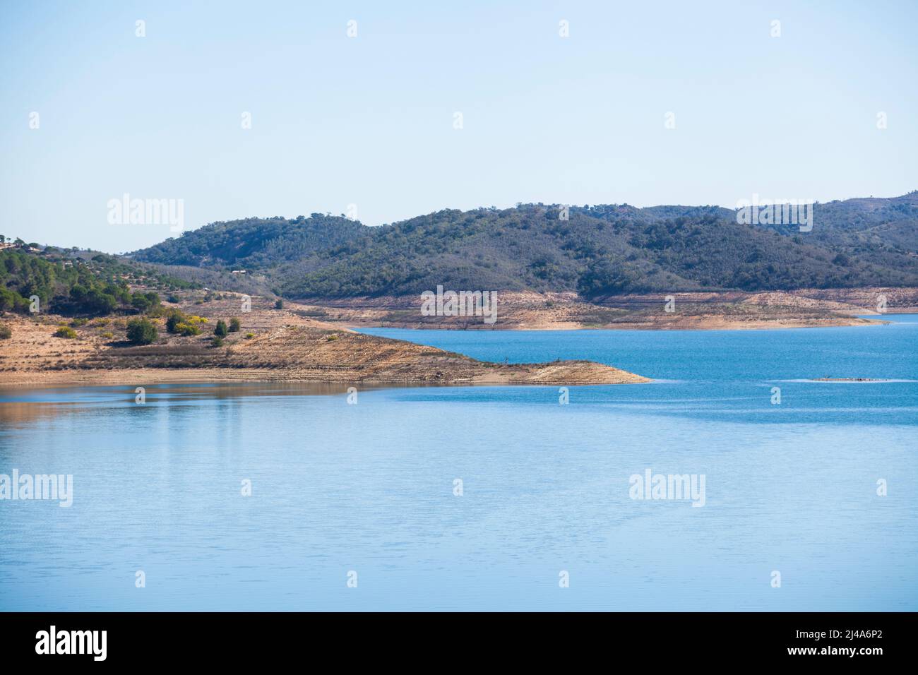 landscape shot from the Santa Clara reservoir Stock Photo - Alamy