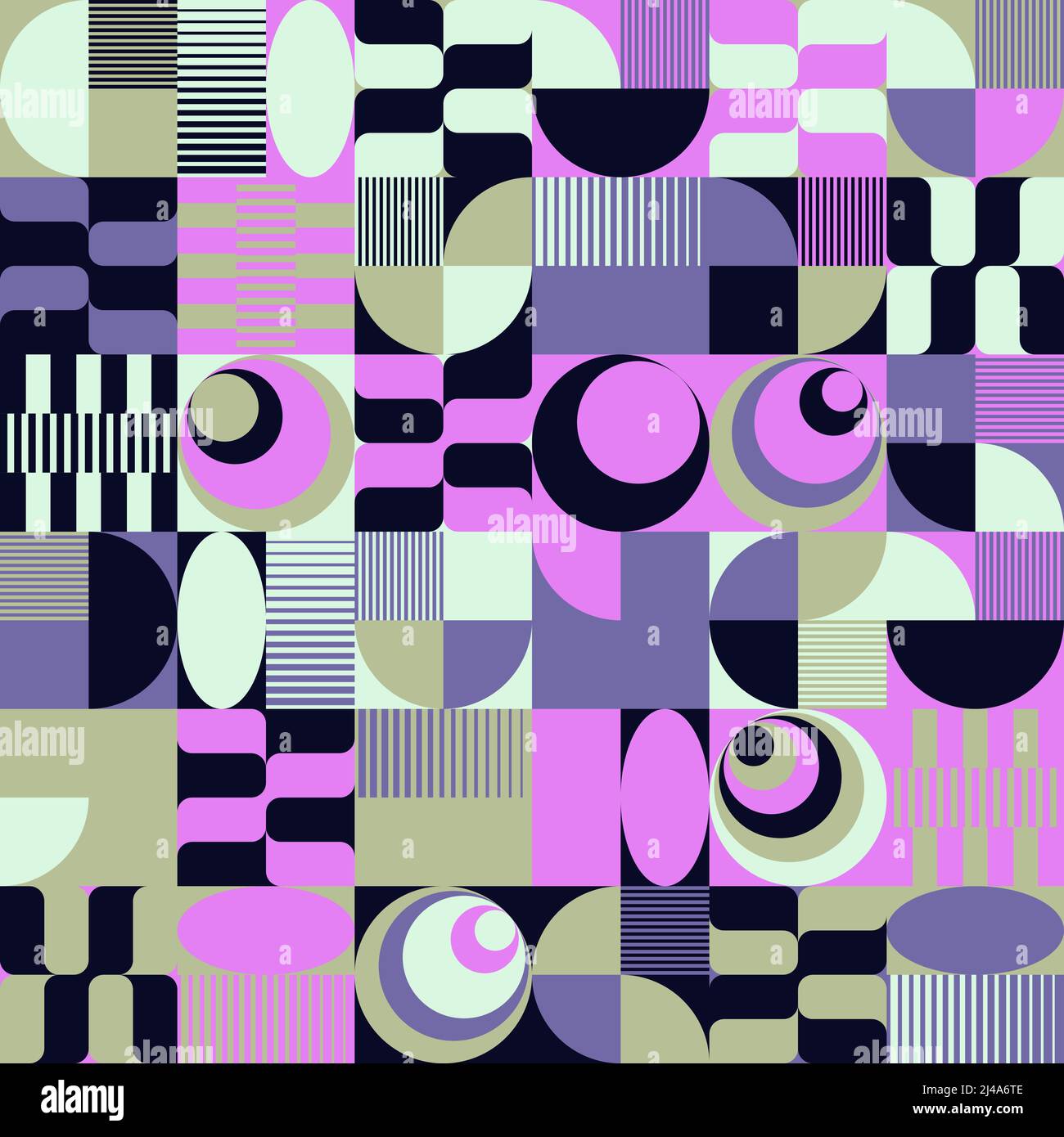 Neon colored abstract vector pattern artwork made with various ...