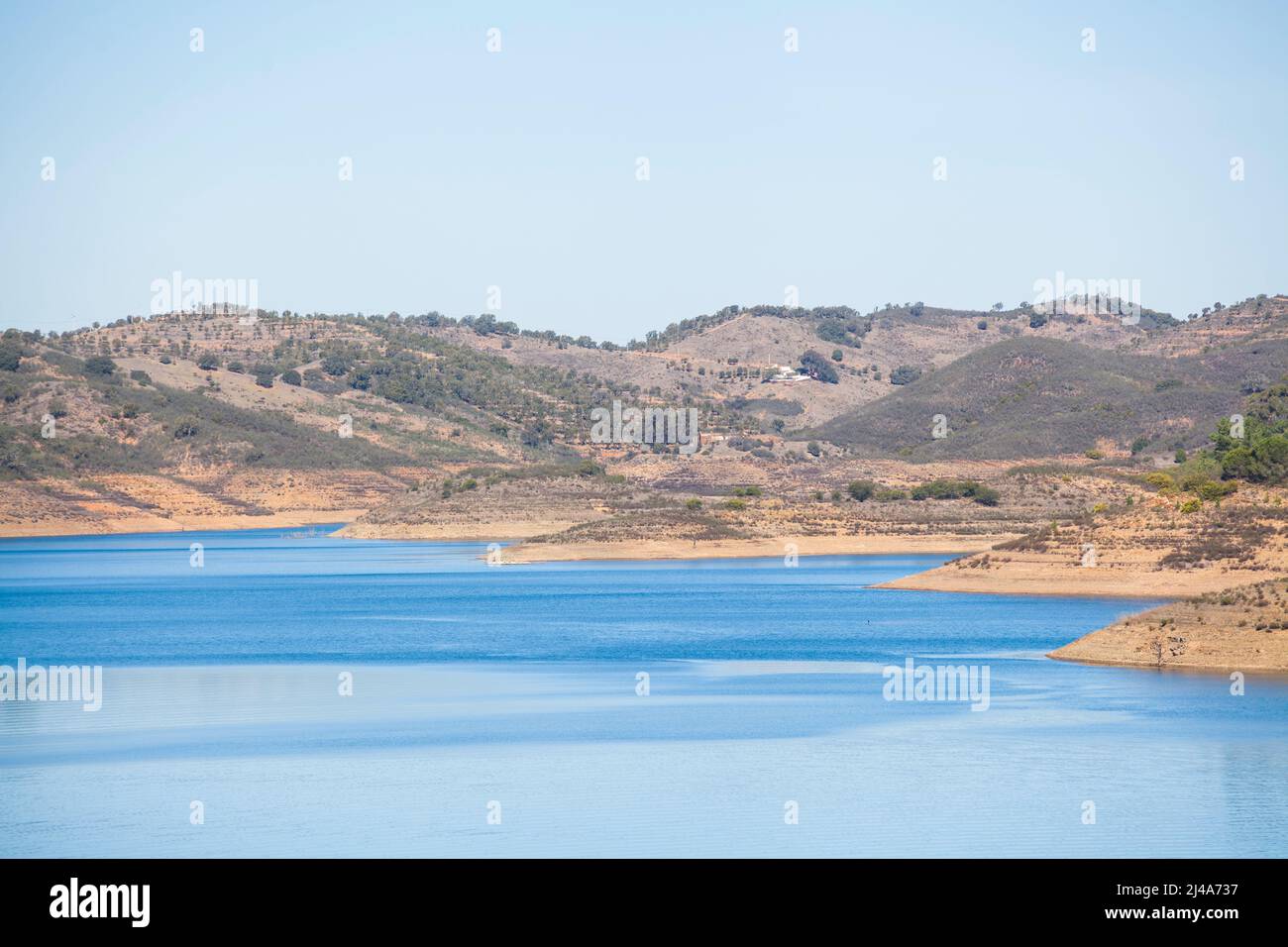 landscape shot from the Santa Clara reservoir Stock Photo - Alamy