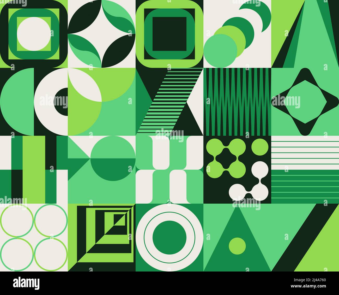 Neo-Geo vector pattern graphics artwork inspired by abstract modernist ...
