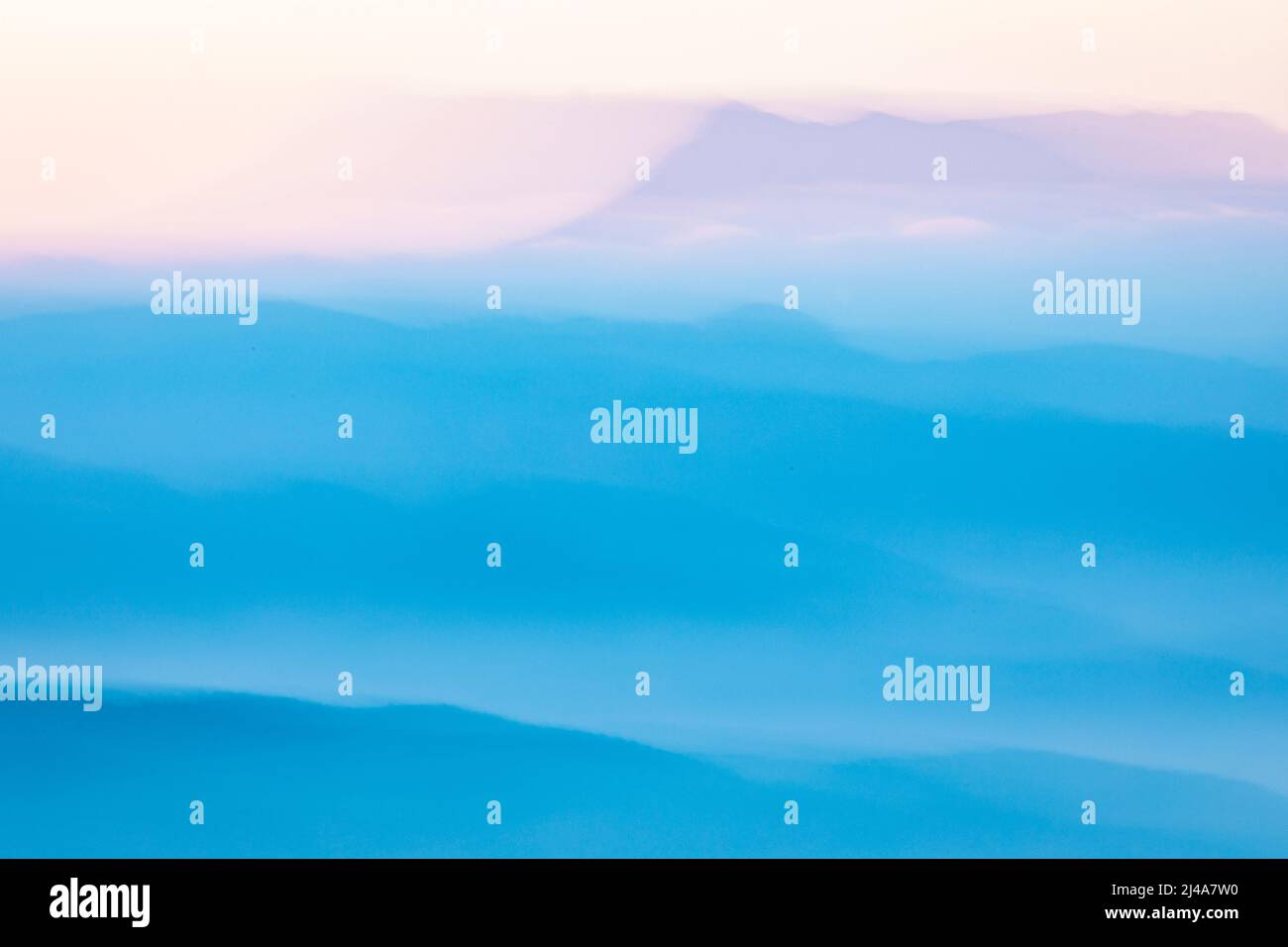 Abstract landscape at sunrise Stock Photo - Alamy