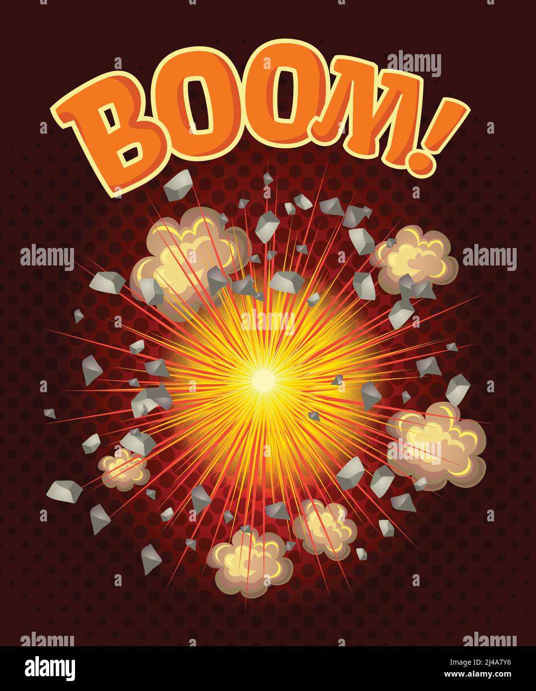 Big cool explosion composition with transparent background clouds of ...