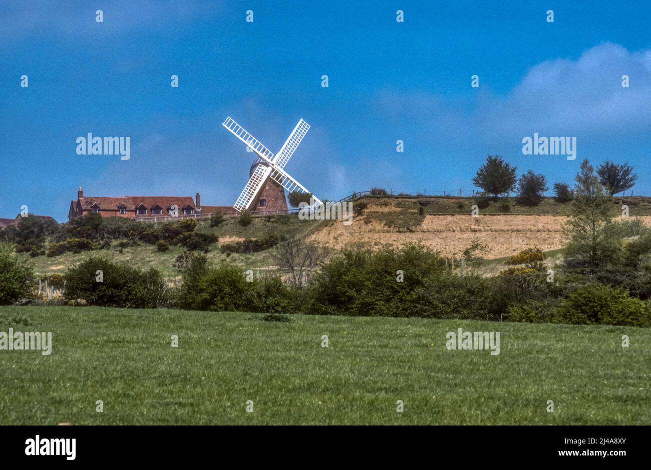 Napton Windmill in the Warwicksire village of Napton on the Hill Stock ...