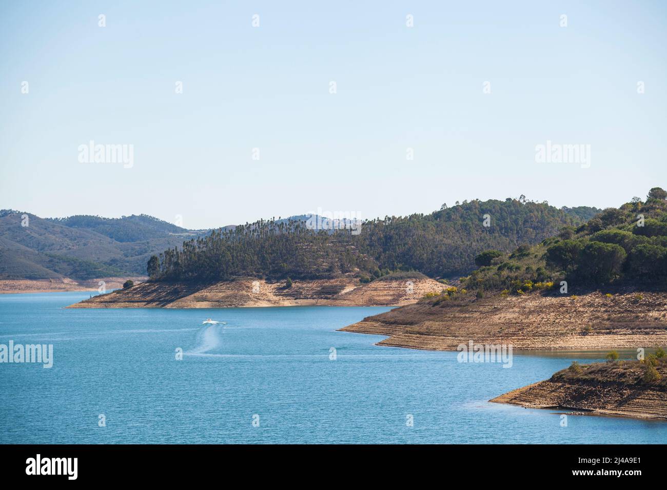 landscape shot from the Santa Clara reservoir Stock Photo - Alamy