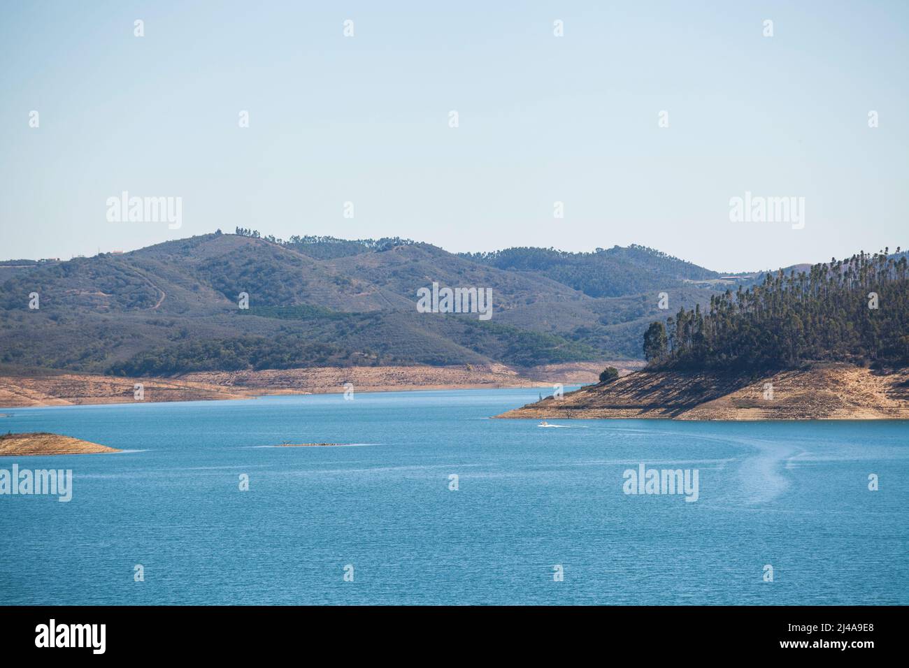 landscape shot from the Santa Clara reservoir Stock Photo - Alamy