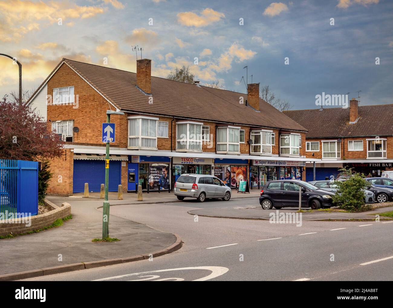 Hopkins Precinct Shopping Area, Kinwarton Road, Alcester, Warwickshire ...