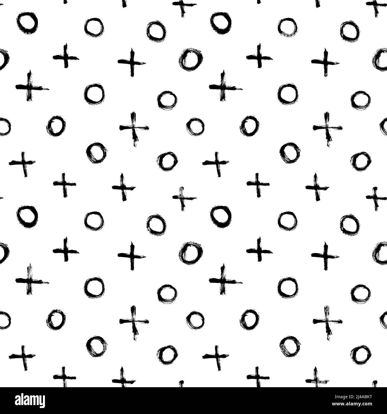 Abstract grunge pattern with crosses and circles Stock Vector Image ...