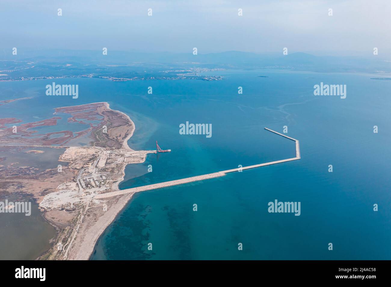 Container ship at marina hi-res stock photography and images - Alamy