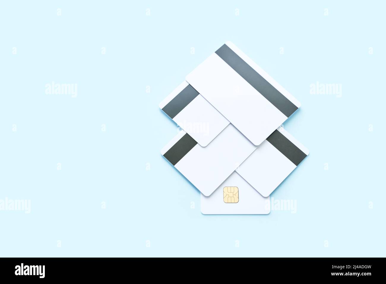 Front back blue debit card hi-res stock photography and images - Alamy