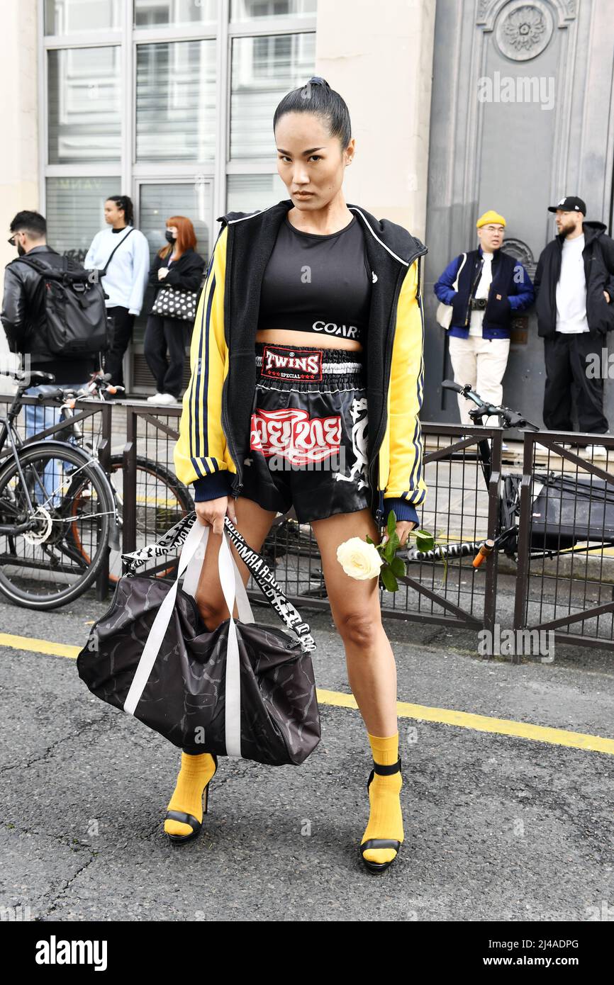 Guests at Paris FW - Streetstyle at Paris Fashion - Paris - France ...