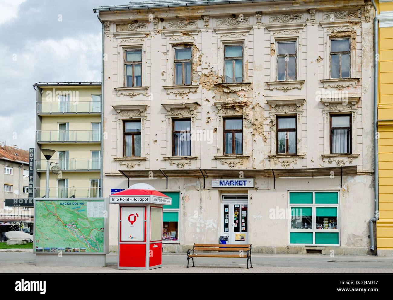 Croatian war of independence map hi-res stock photography and images ...