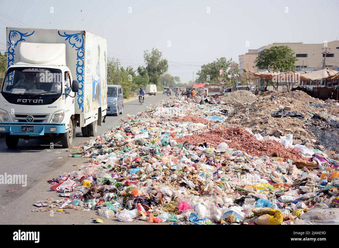 Huge heap of garbage creating problems for residents, commuters and ...