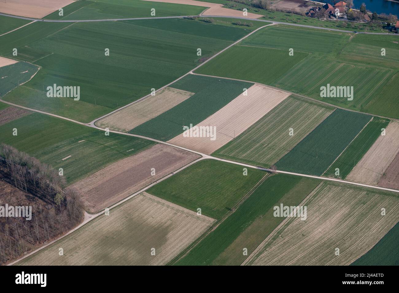 Aerial view vast agricultural hi-res stock photography and images - Alamy