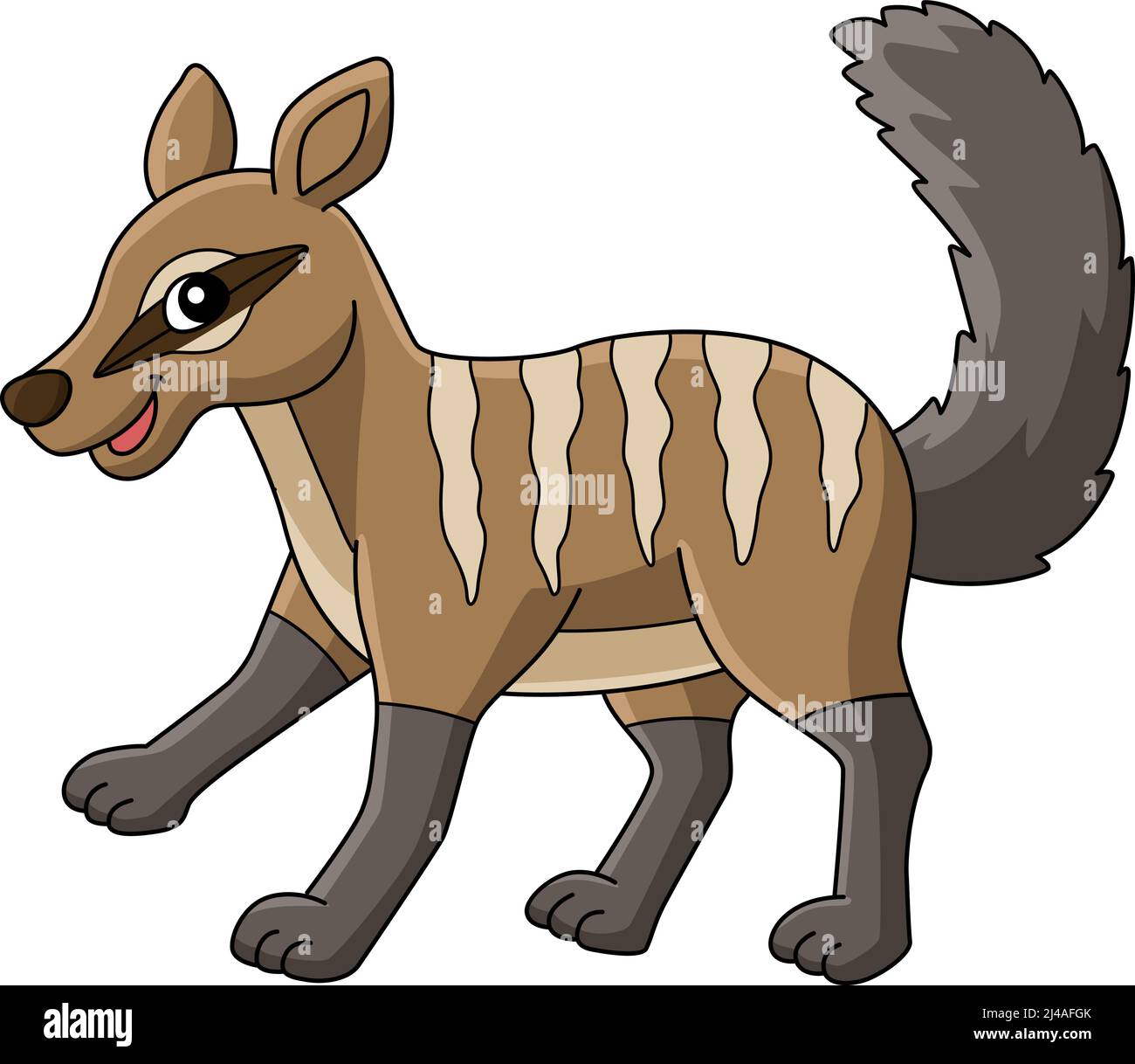 Numbat Animal Cartoon Colored Clipart Illustration Stock Vector Image ...