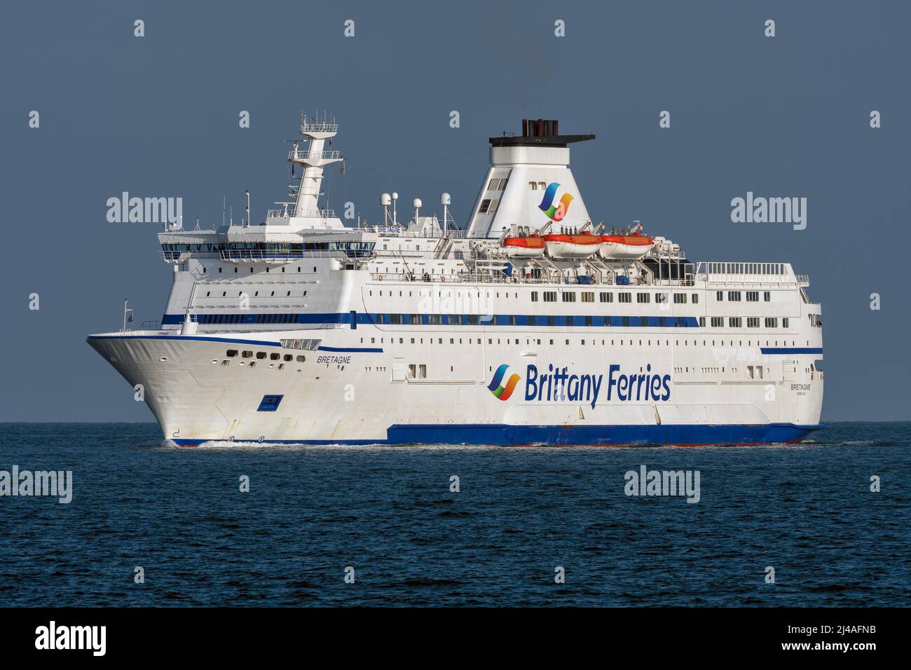 Bretagne is a French cross-Channel ferry operated by Brittany Ferries ...