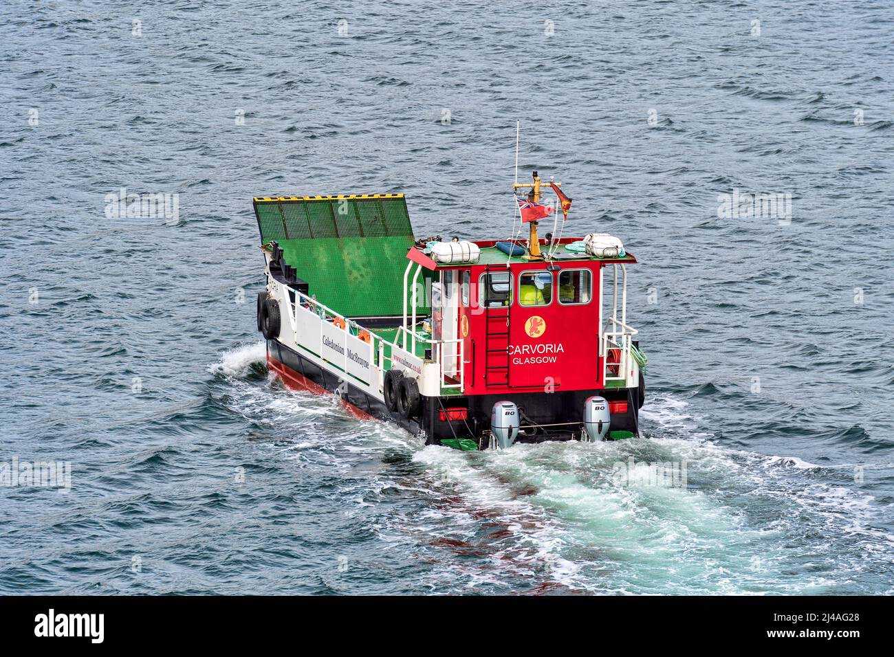 Carvoria is the smallest ferry in the Caledonian MacBrayne fleet. It ...