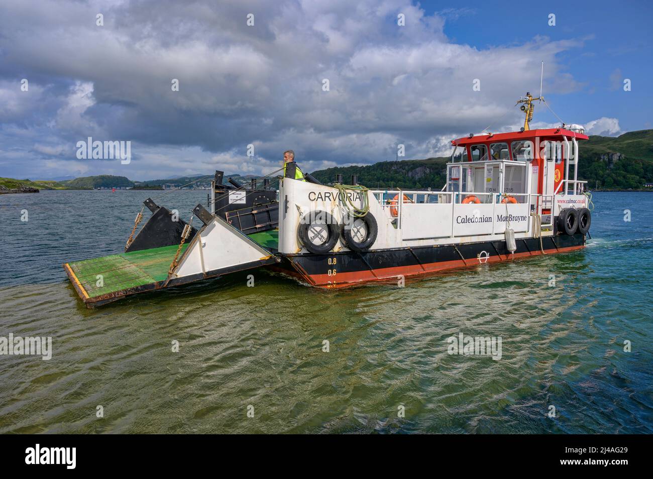 Carvoria is the smallest ferry in the Caledonian MacBrayne fleet. It ...