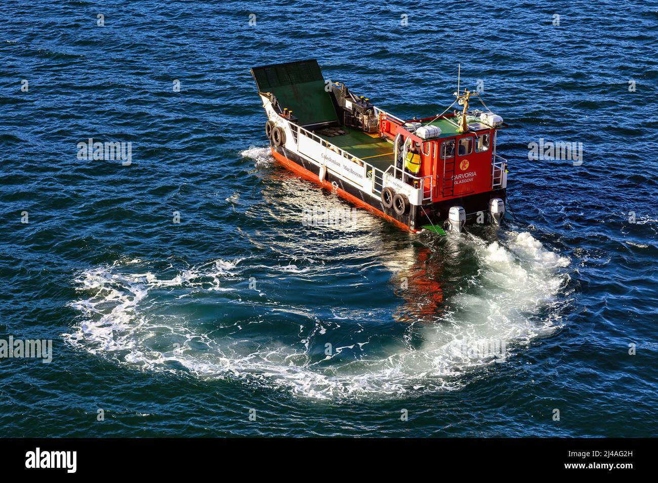 Carvoria is the smallest ferry in the Caledonian MacBrayne fleet. It ...
