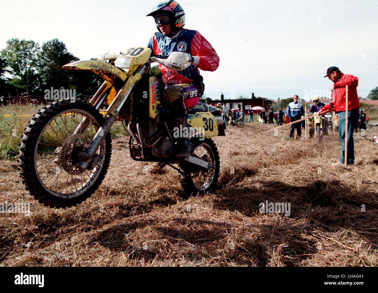 An enduro rider during an enduro race Stock Photo - Alamy