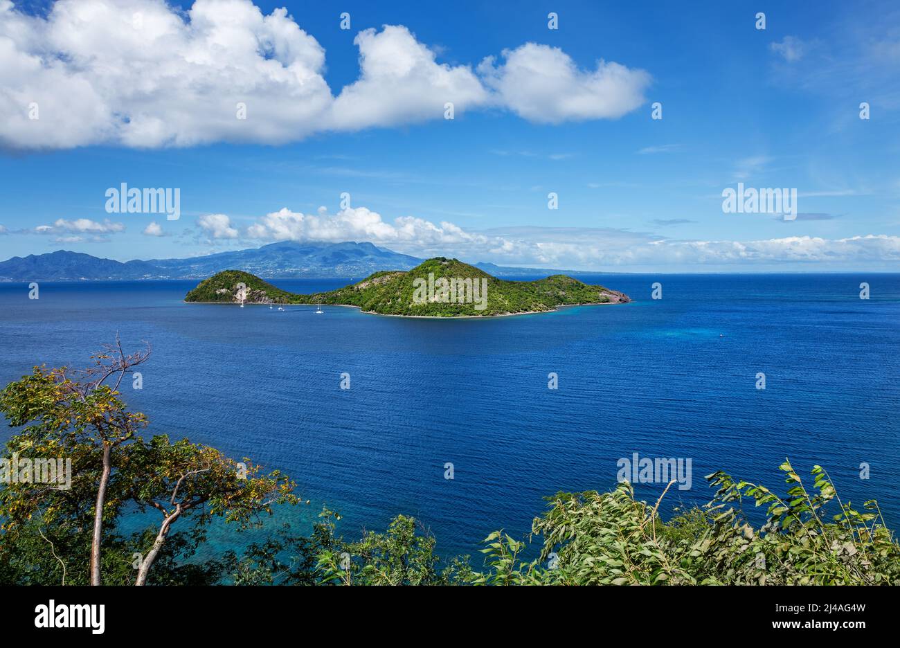 Island Ilet a Cabrit, Terre-de-Haut, Iles des Saintes, Les Saintes ...