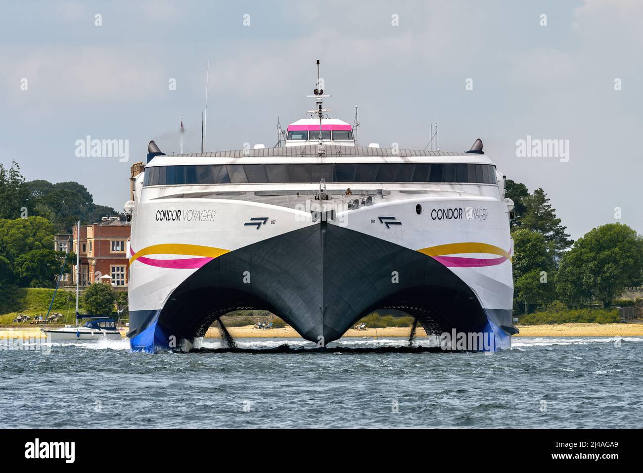 Condor Voyager is a high-speed Incat ferry operated by Condor Ferries between Poole and the ...