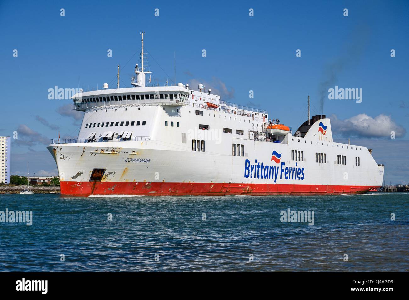 Connemara is a chartered Visentini RO-RO ferry operated by Brittany ...