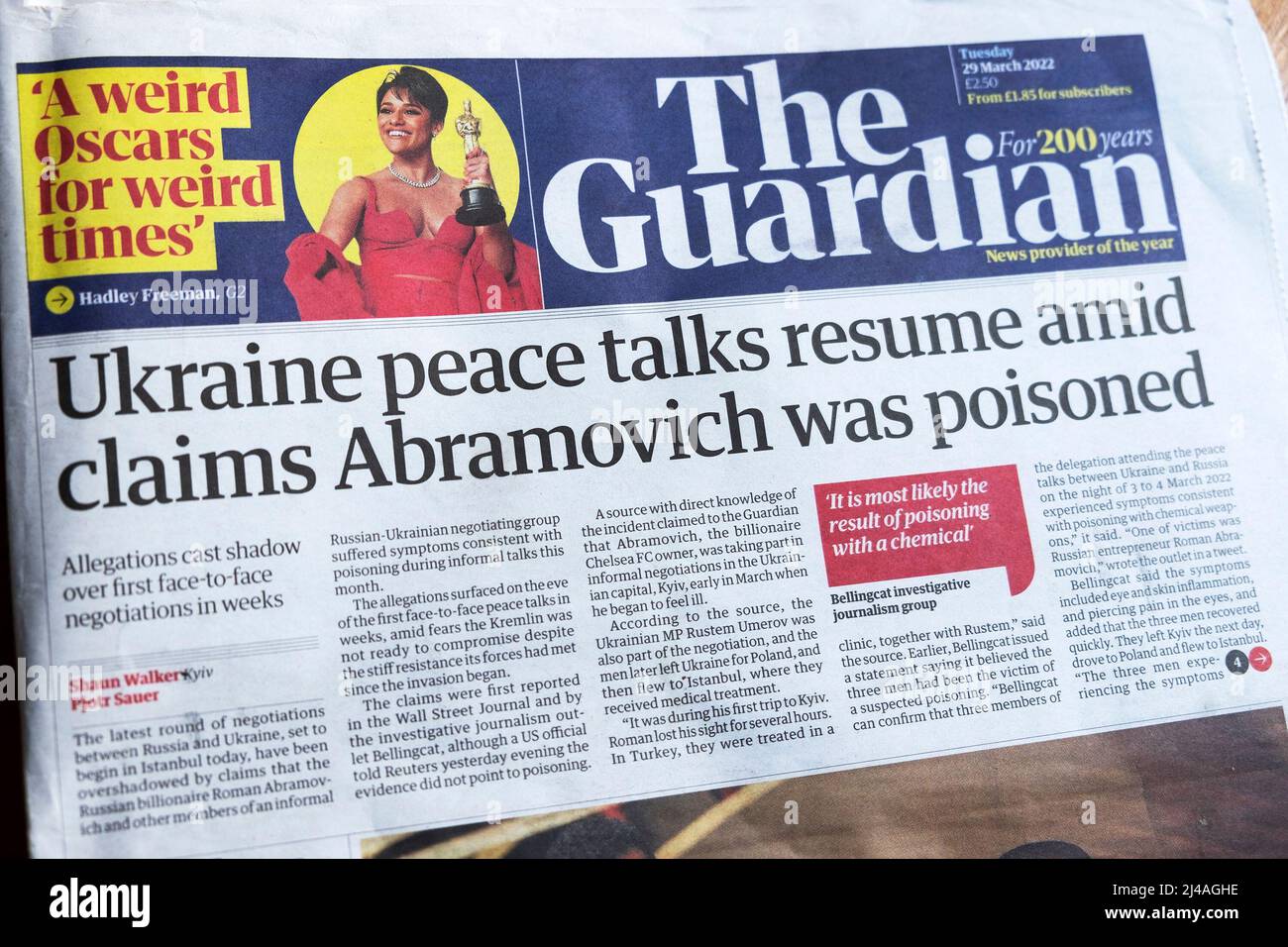 'Ukraine peace talks resume amid claims Abramovich was poisoned ...